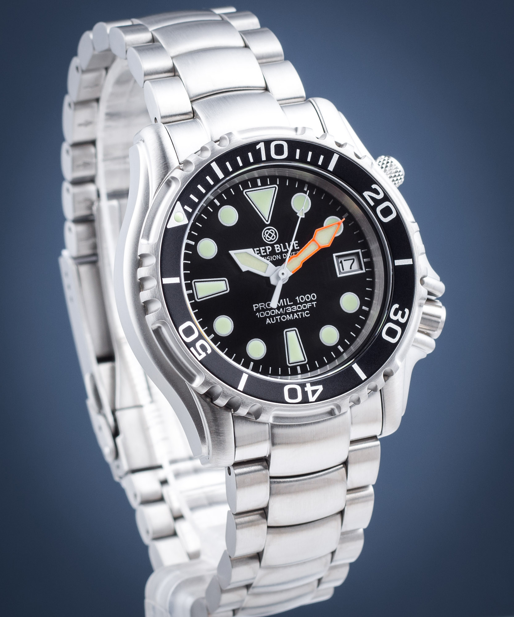 Deep Blue PROMIL42BK - • Watchard.com