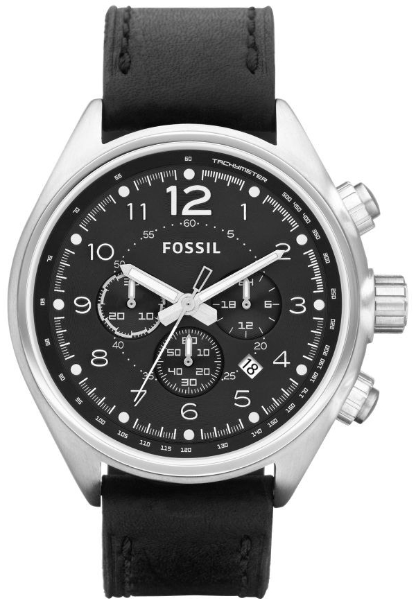 Fossil CH2801 - Sport Flight Leather Watch • Watchard.com