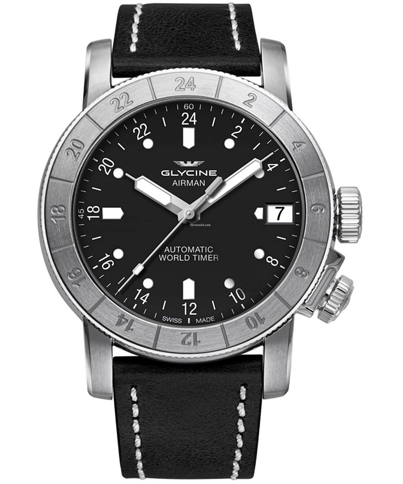 Glycine GL0135 - Airman 46 Automatic Watch • Watchard.com