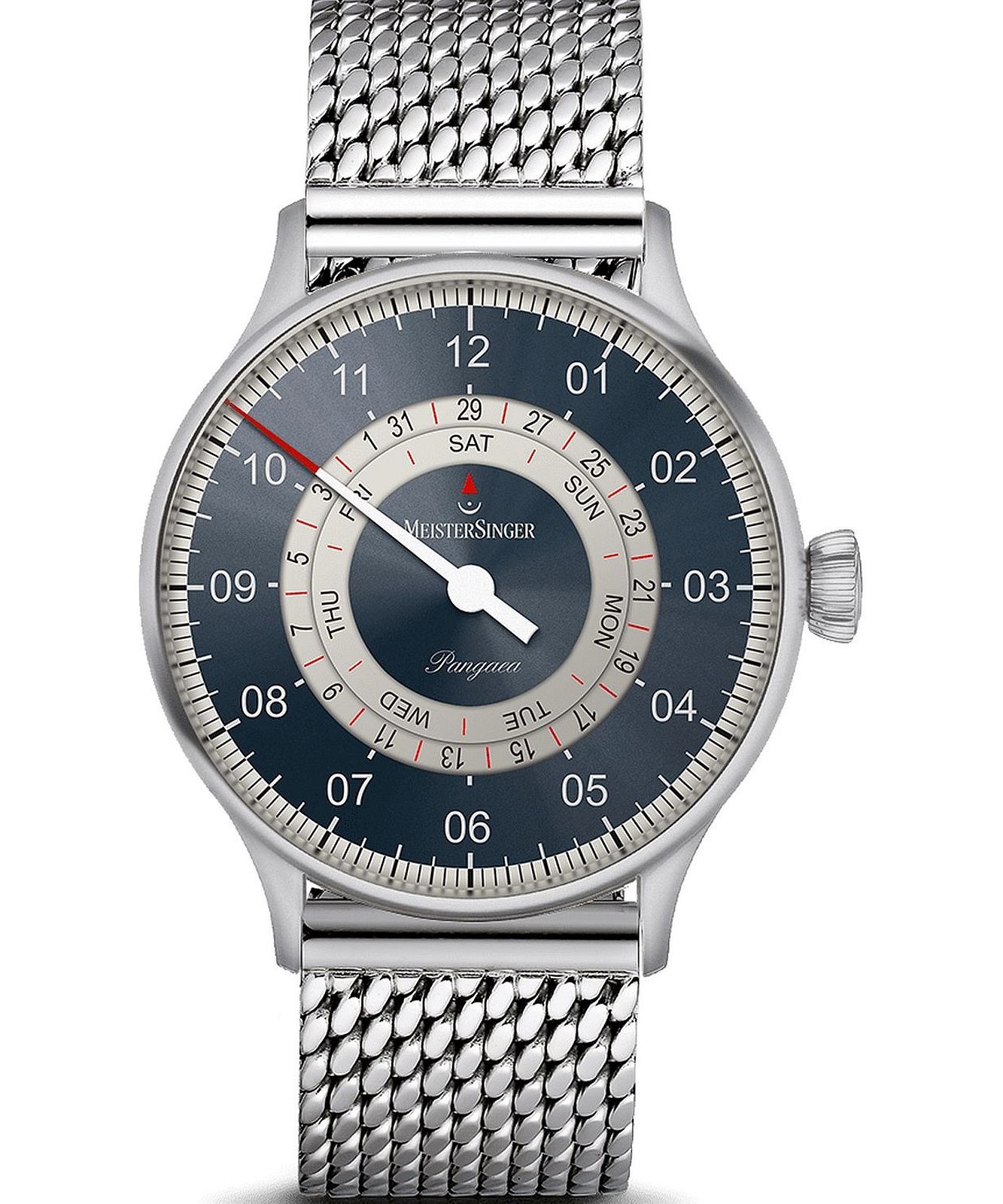 Meistersinger PDD9Z17S_MIL20 - Pangaea Day Date Automatic watch ...