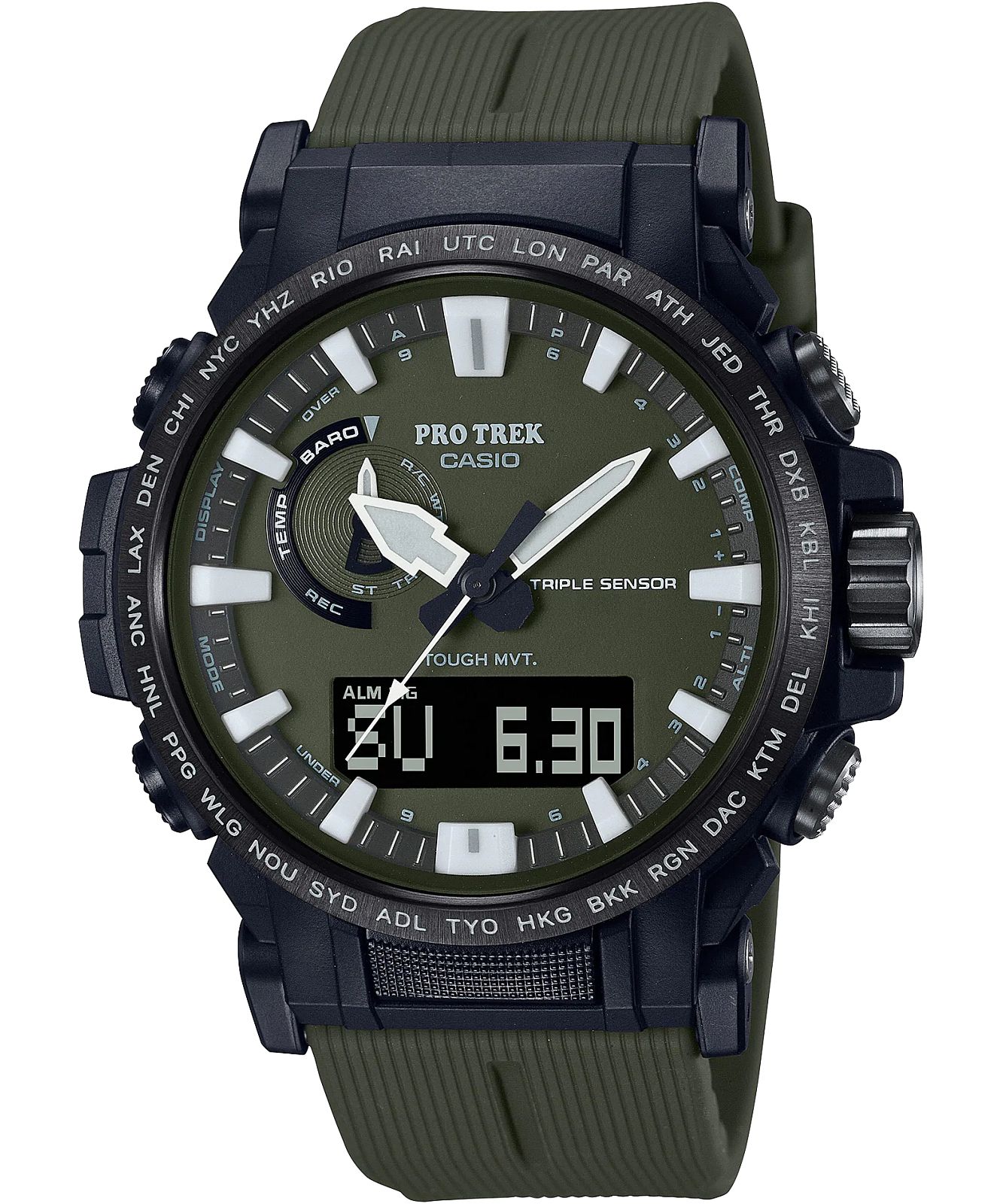 Casio Protrek PRW-61Y-3ER - Climber Solar Watch • Watchard.com