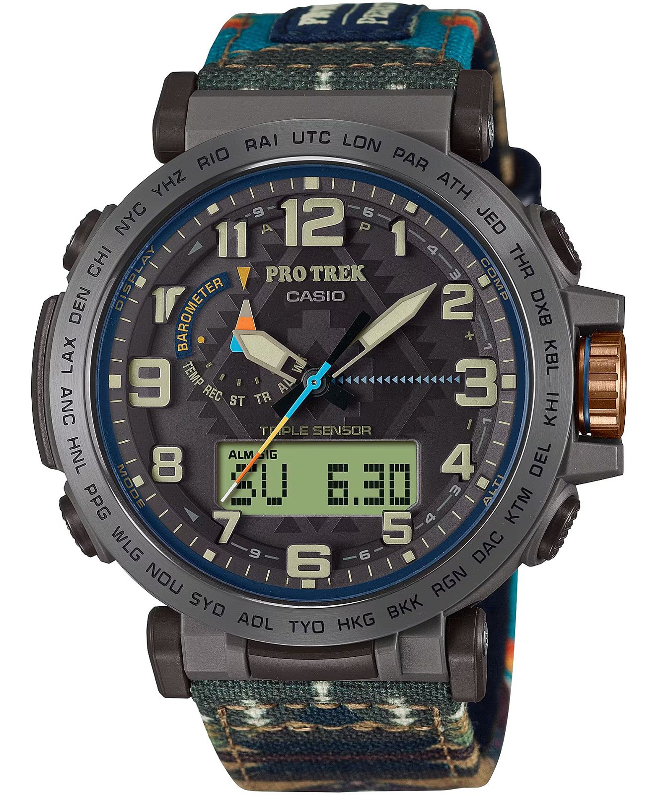Casio Protrek PRG-601PE-5ER - Pendleton Special Edition Watch ...
