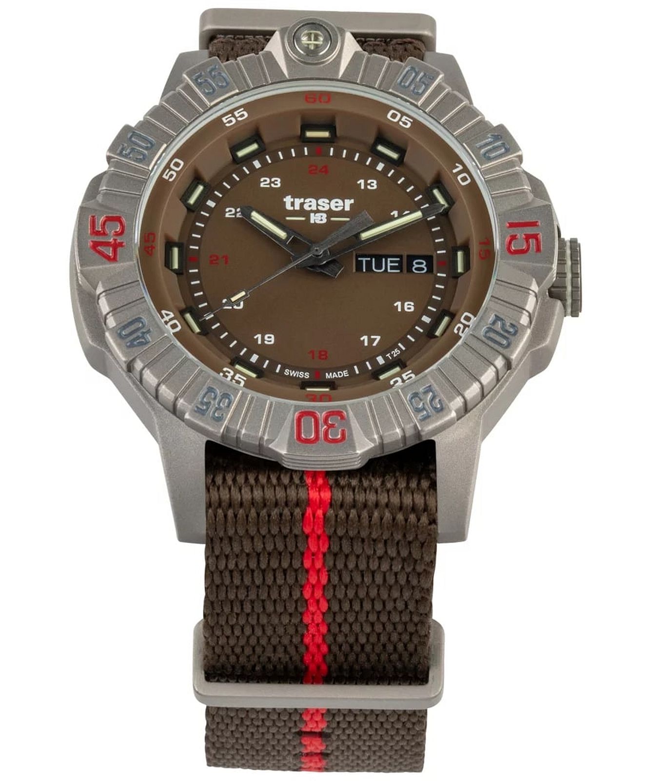 Traser TS-110669 - P99 T Tactical Brown Watch • Watchard.com