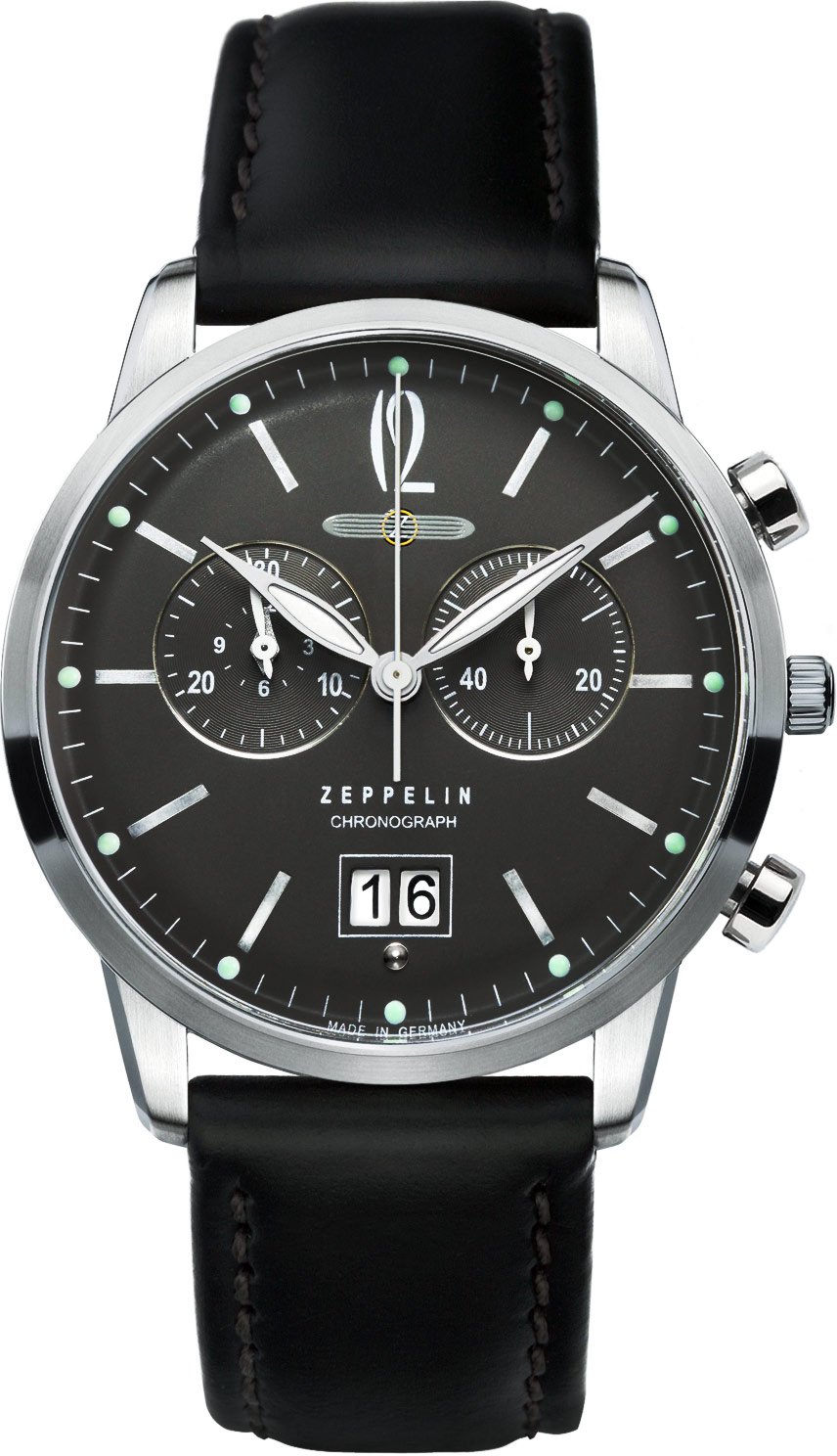 Zeppelin 7386-2 - Flatline Chronograph Watch • Watchard.com