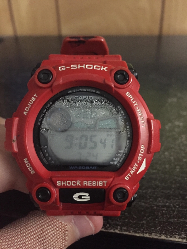 Why is a watch fogging up?